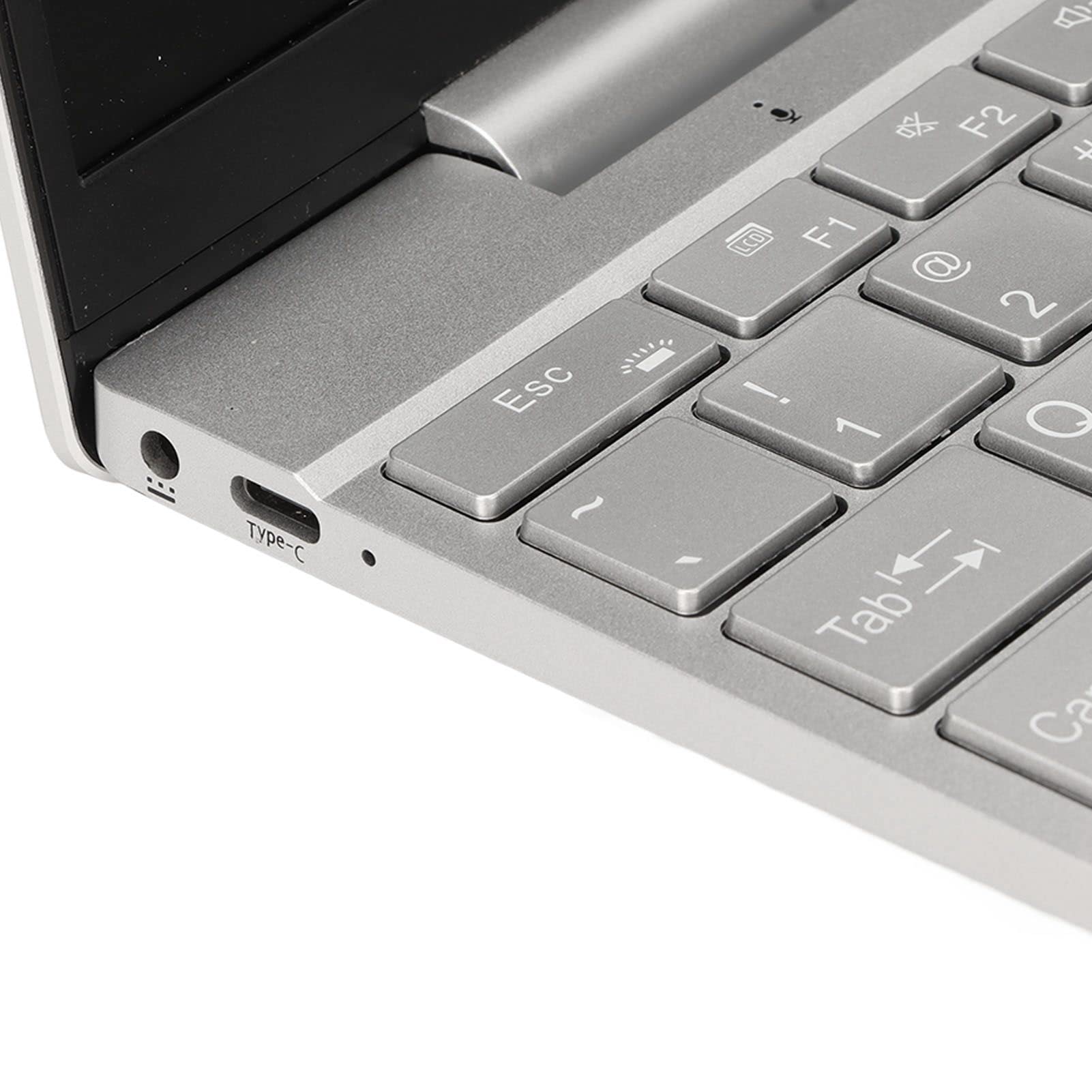 Naroote 14in Laptop, Massive Storage 14in IPS Display 2K Resolution Portable Laptop with Keyboard Backlight for Entertainment (6+256G UK Plug)
