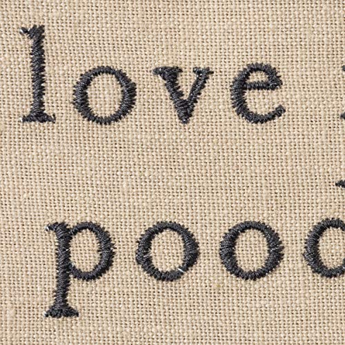Primitives by Kathy Love My Poodle Dish Towel