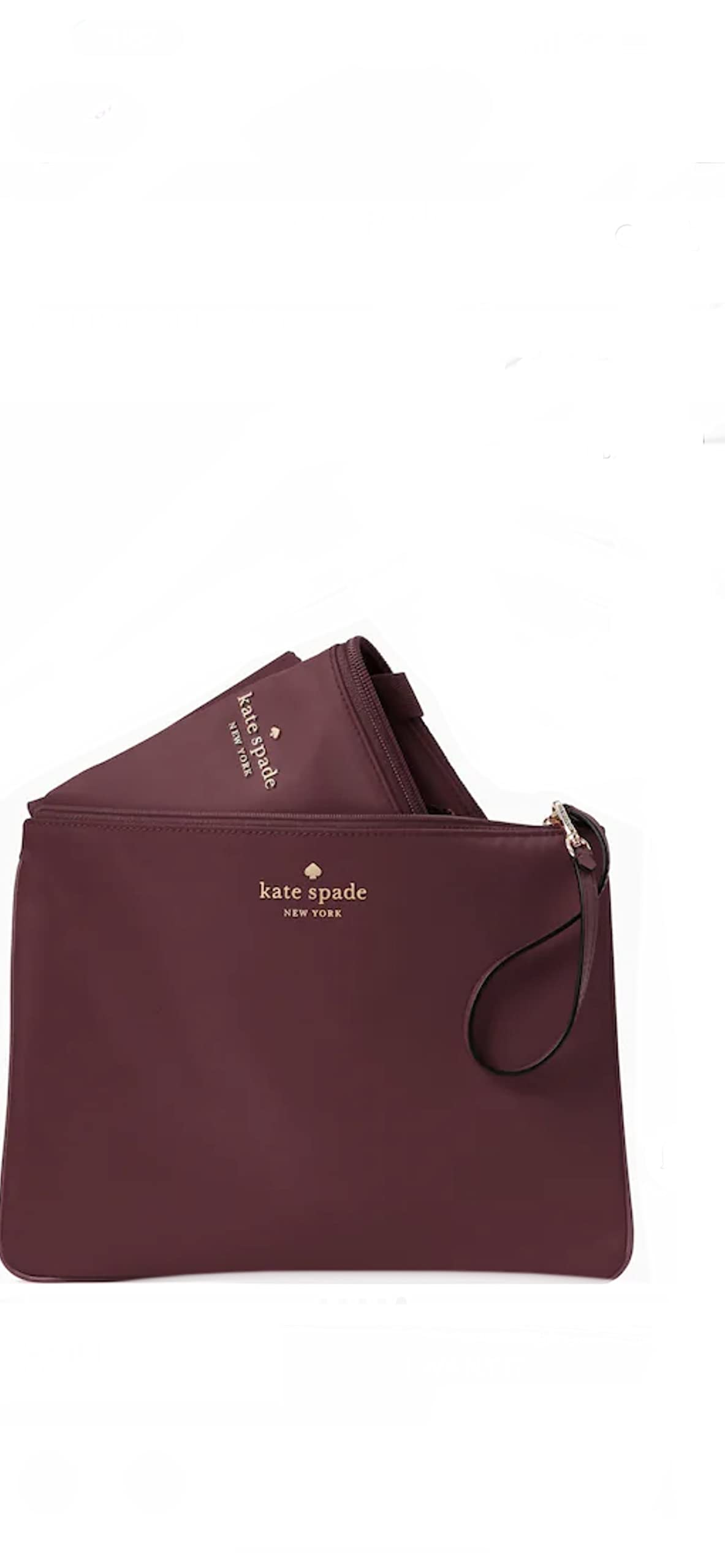 Kate Spade New York Mel Packable Nylon Tote (Deep berry)