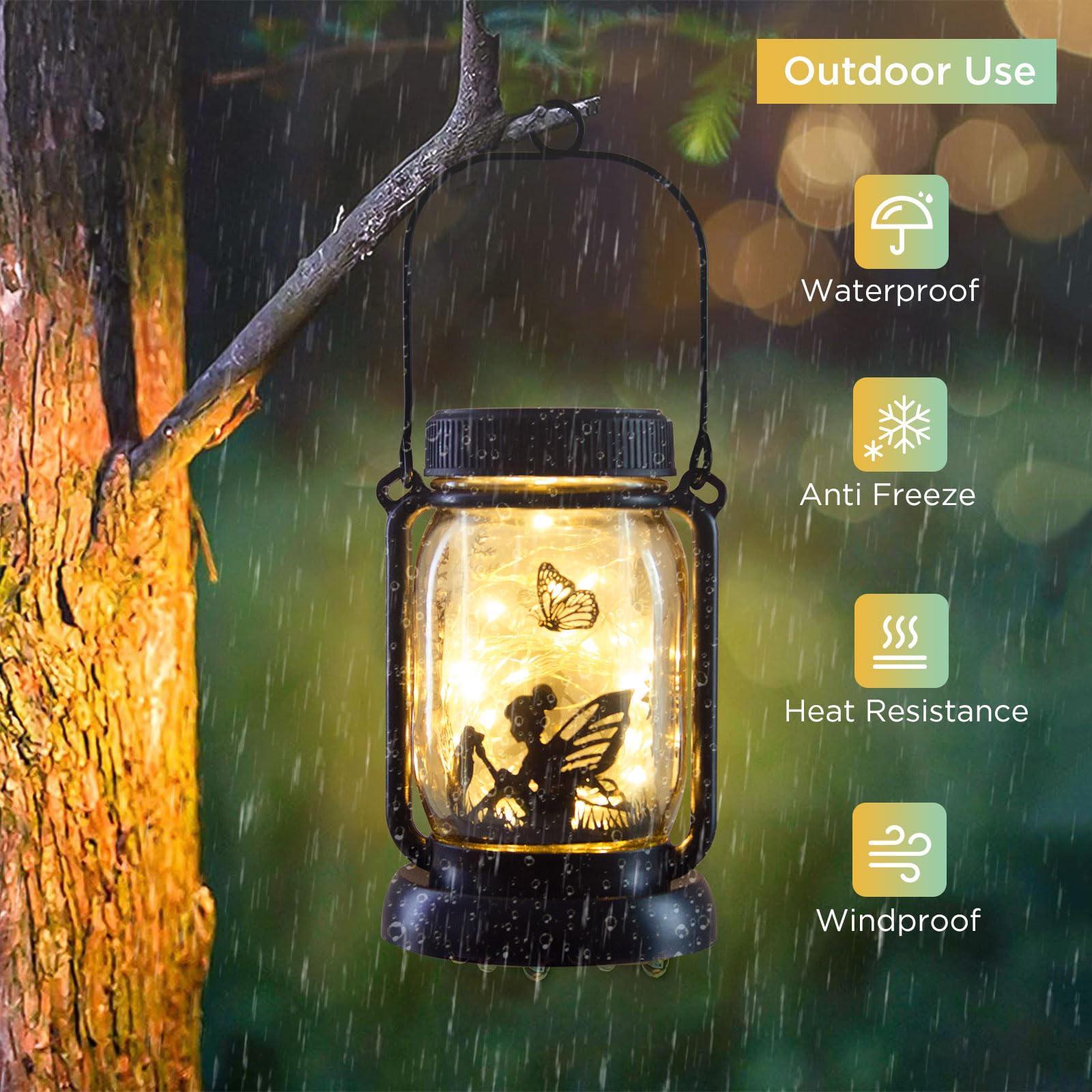 Lantern Garden Light Soalr Lantern Garden Light Jar Garden Jar Light Light Garden Decor