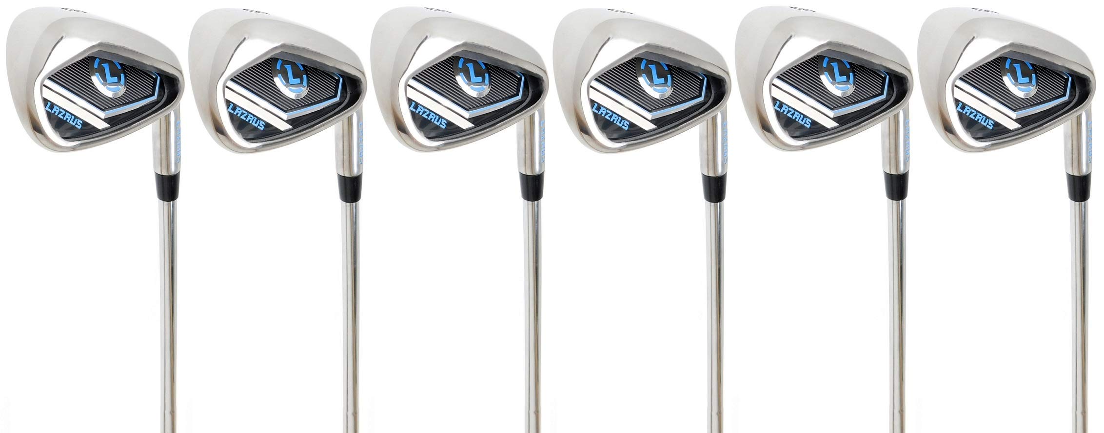 Lazrus Golf | Player-Friendly RH 4-PW, Pitching Wedge Set with Regular Flex & Steel Shaft | Premium Quality Golf Clubs for Men (RH, 4-PW Set, 7 pcs)