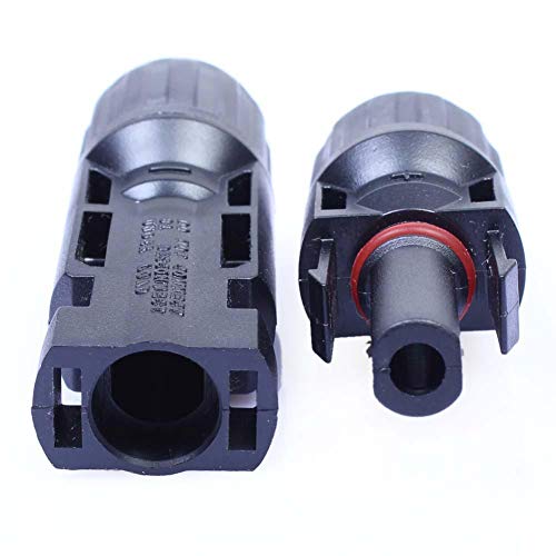 Sun YOBA 5 Pairs of Male/Female Solar Panel Double Seal Cable Connectors IP67 Waterproof Connector