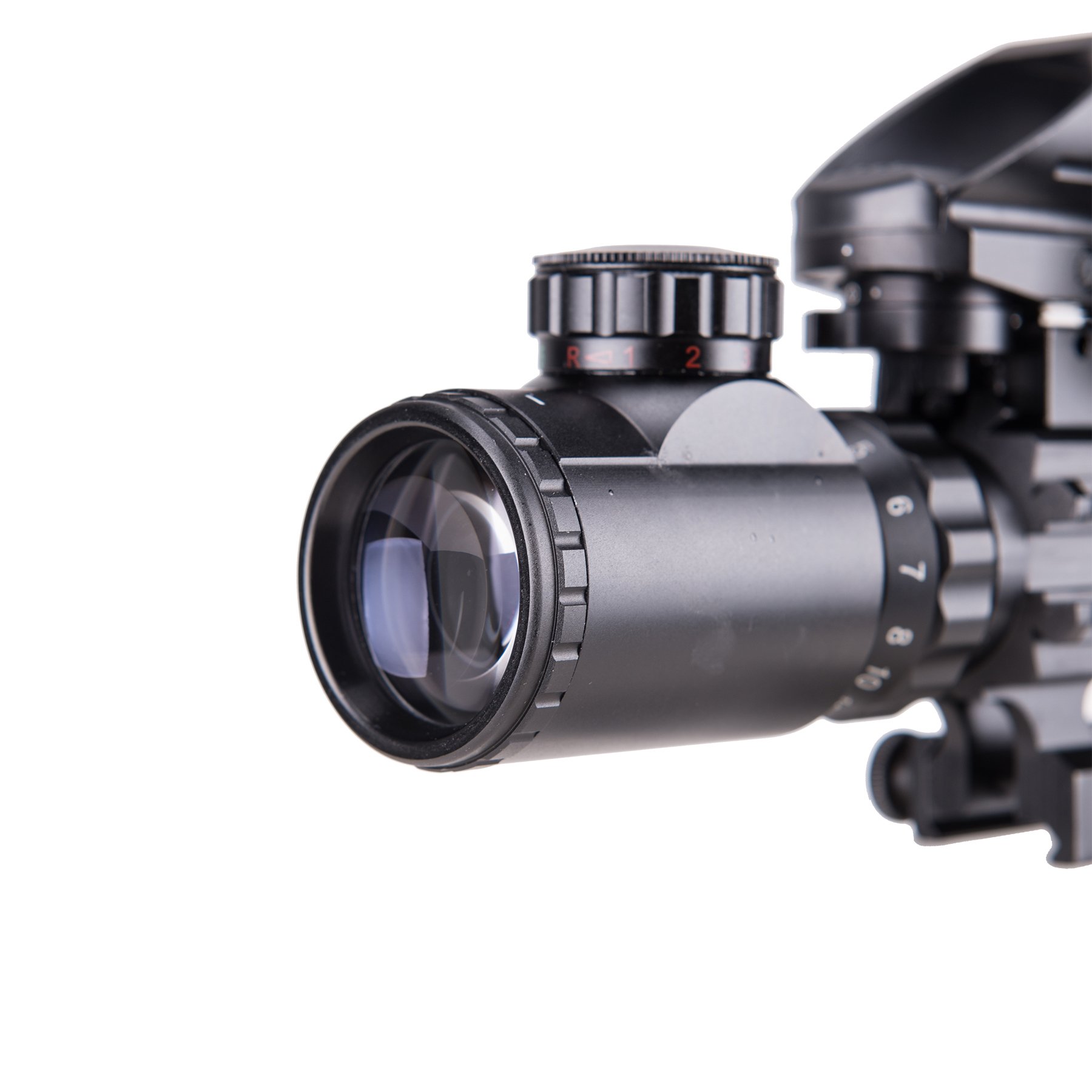 Pinty 3 in 1 Scope Combo 4-16x50EG Illuminated Rifle Scope + 4 Reticle Red&Green Reflex Sight + Red Dot Laser