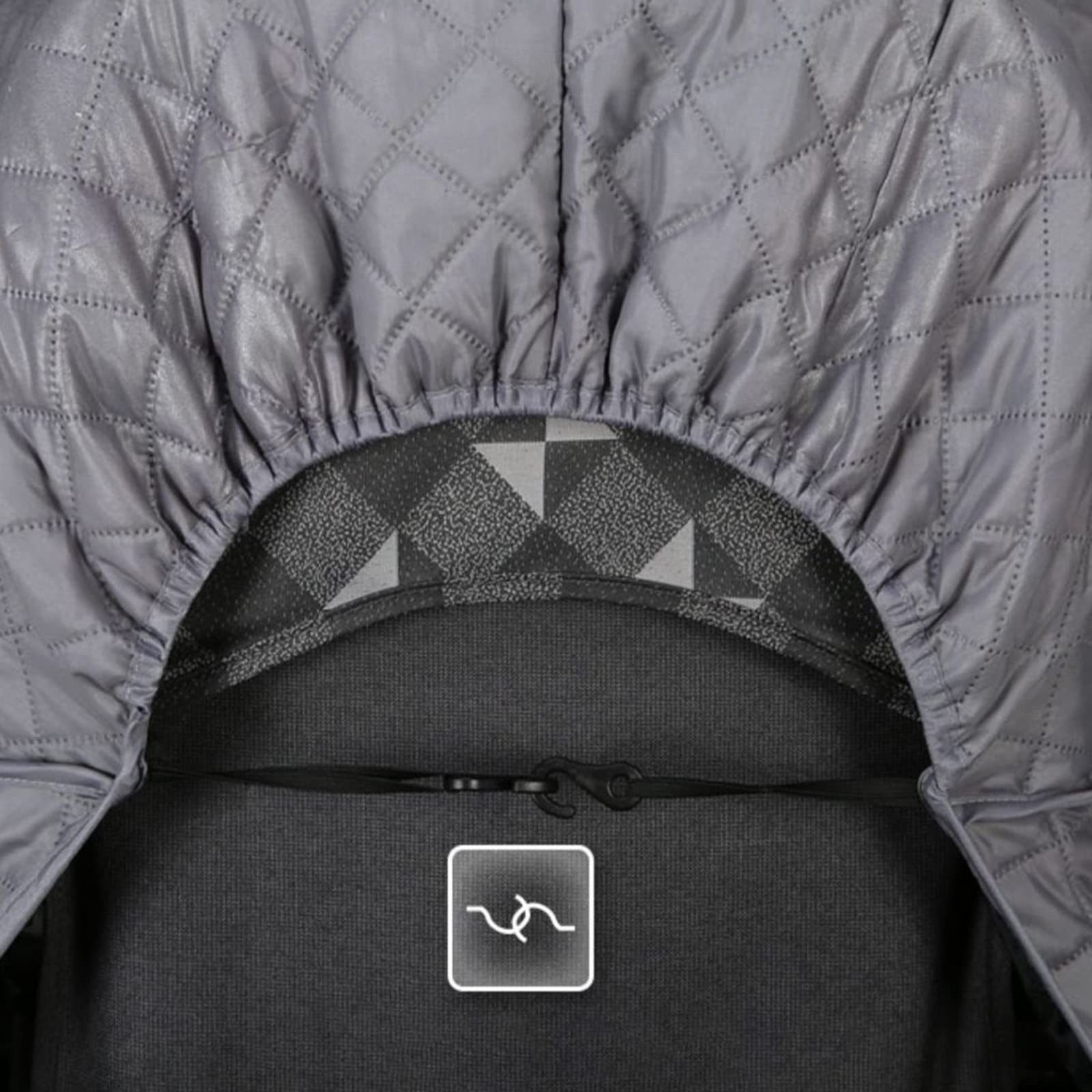 Stroller Rain Cover Universal Warm Quilted Weather Cover Protect from Rain Sun Snow Wind Dust for Baby Stroller Pushchair