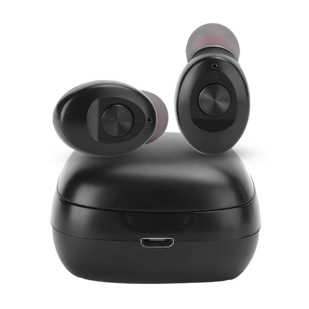Liyeehao Sports Earphones, Bluetooth 5.0 Earphones, Wireless for Workouts, Running, Swimming, Gym, Work, Home Android/iOS(Black)