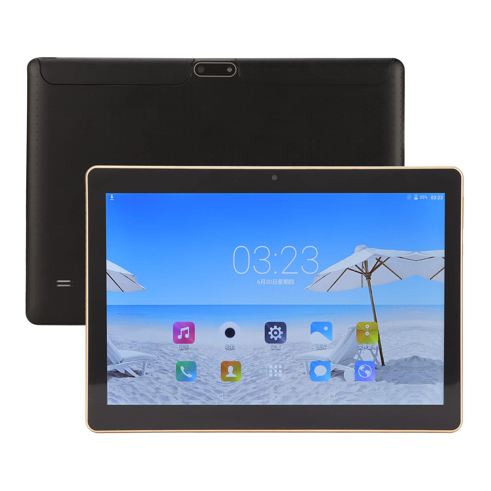 Pomya Tablet, 10.1 Inch 1280x800 IPS HD Tablet for Android 5.1, 1GB RAM 16GB ROM 8 Core Tablet Supports Small Memory Card, 3G Network PC Tablet for Daily Life