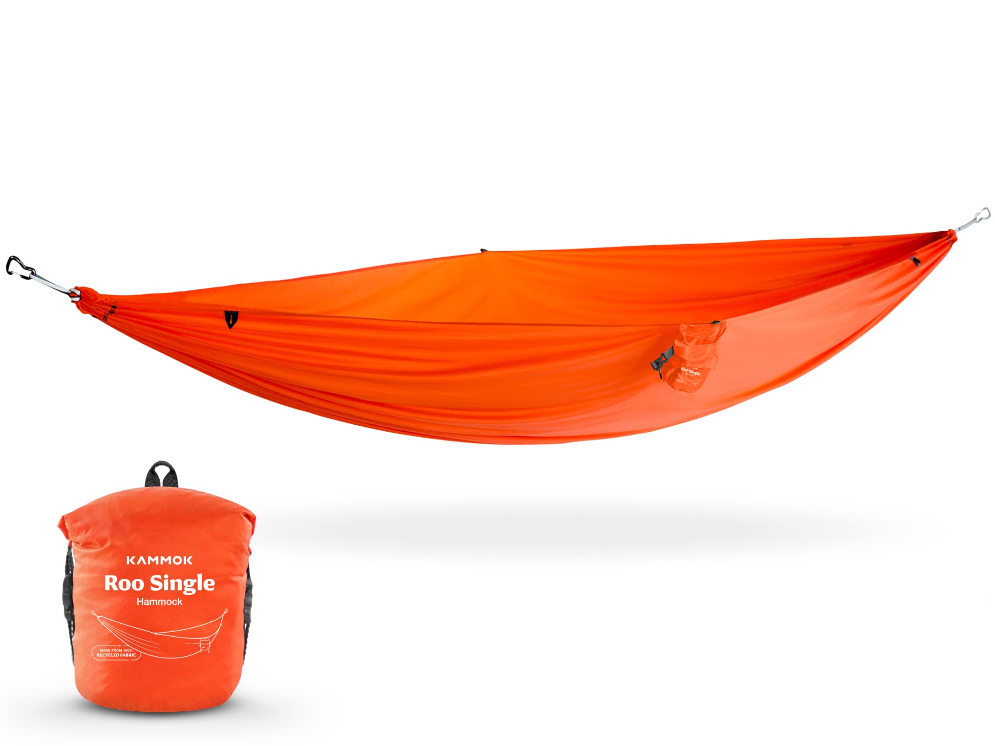 KAMMOK 2019 Roo Double - Water Repellent, Portable, Durable, Indoor/Outdoor Hammock