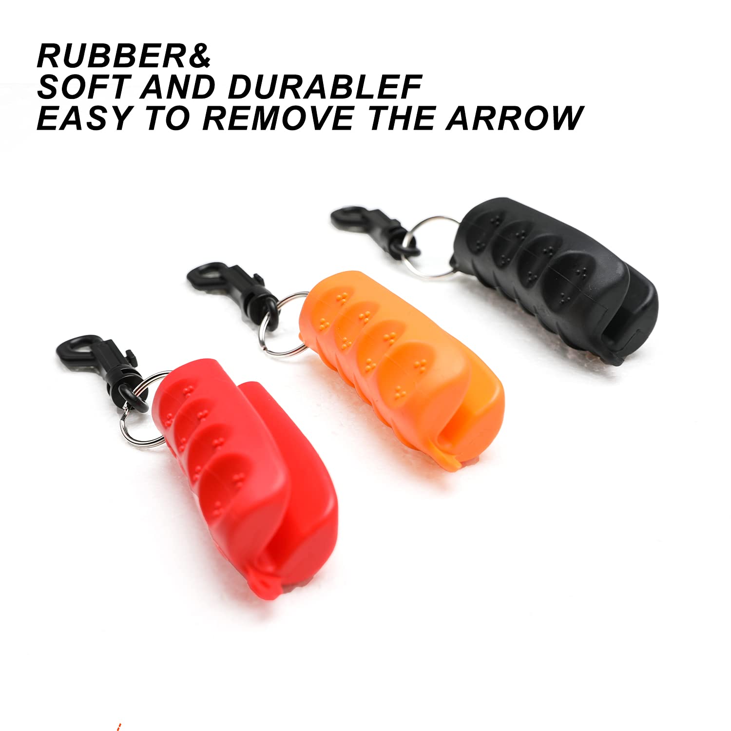 Perogen Archery Arrow Puller Target Remover with Belt Clip for Shooting Outdoor Compound Bow Hunting (Black)