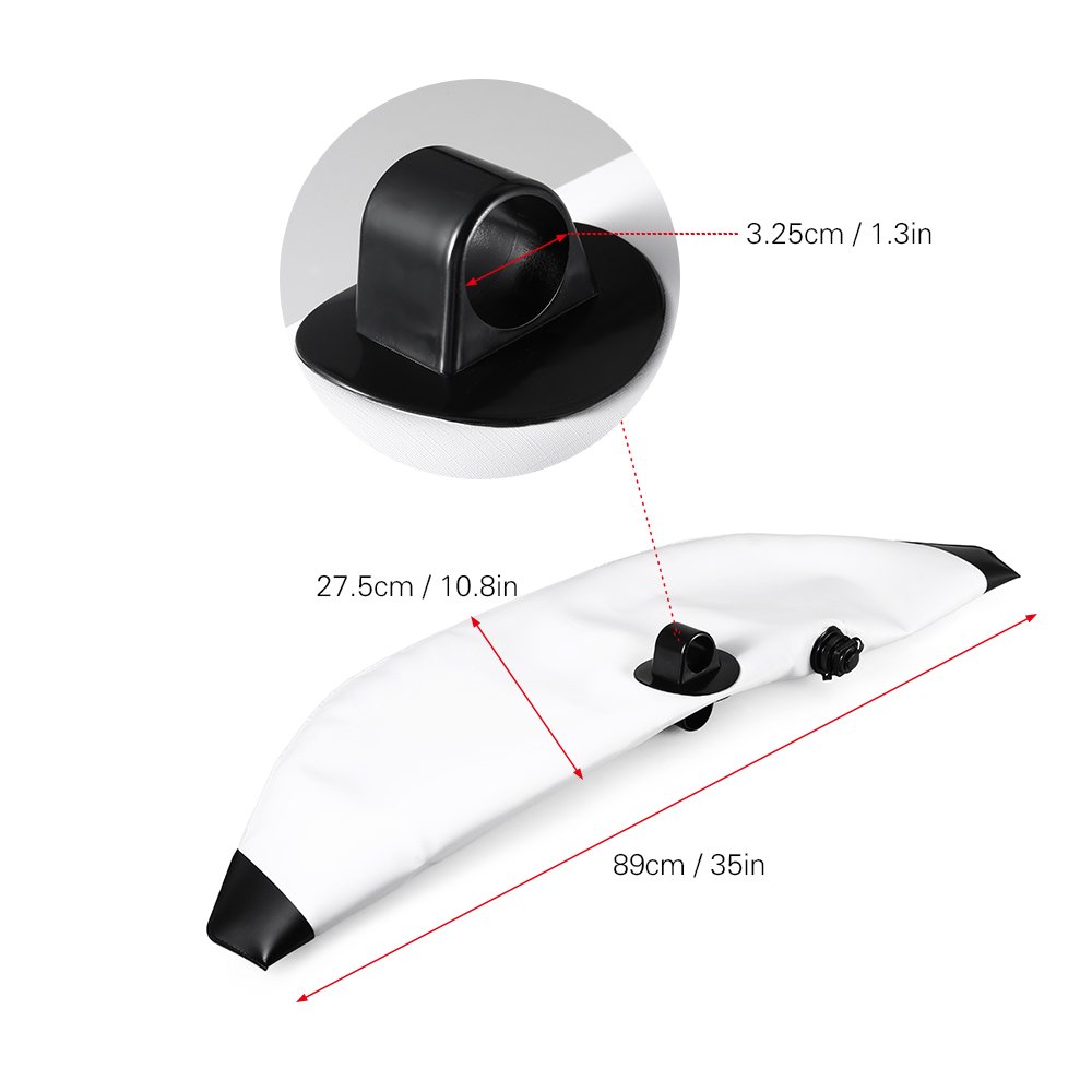 LIXADA Kayak PVC Inflatable Outrigger Kayak Canoe Fishing Boat Standing Float Stabilizer System(without Metal bar)