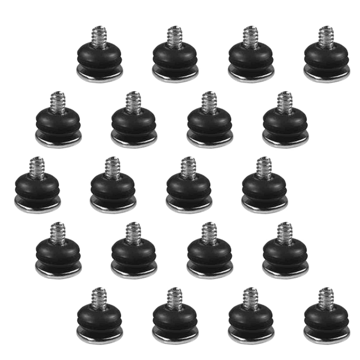 SOLUSTRE 40 Pcs Hard Disk Damping Screw Computer Screws Hard Drive Screws Laptop Stand Computer Cases Standoff RGB Computer case Hard Drive Repair Screw Computer Hard Drive Screw Electronic