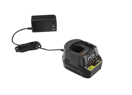 RYOBI P106k ONE+ 18V 2.0 Ah Compact Lithium-Ion Battery 6-Pack with 18V Charger