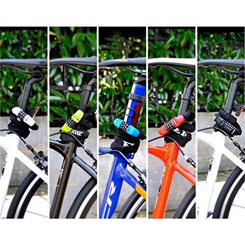 RUKDA Bicycle Lock Chain Lock Mountain Road Bike Lock Scooter Bike Password Digital Chain Lock Bicycle Accessories Mini Convenient-Black Bike Lock (Color : Blue)