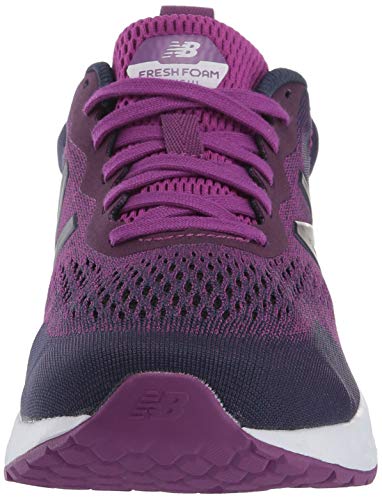 New Balance Women's Fresh Foam Arishi V3 Classic Running Shoe, Plum/Natural Indigo/White, 8.5
