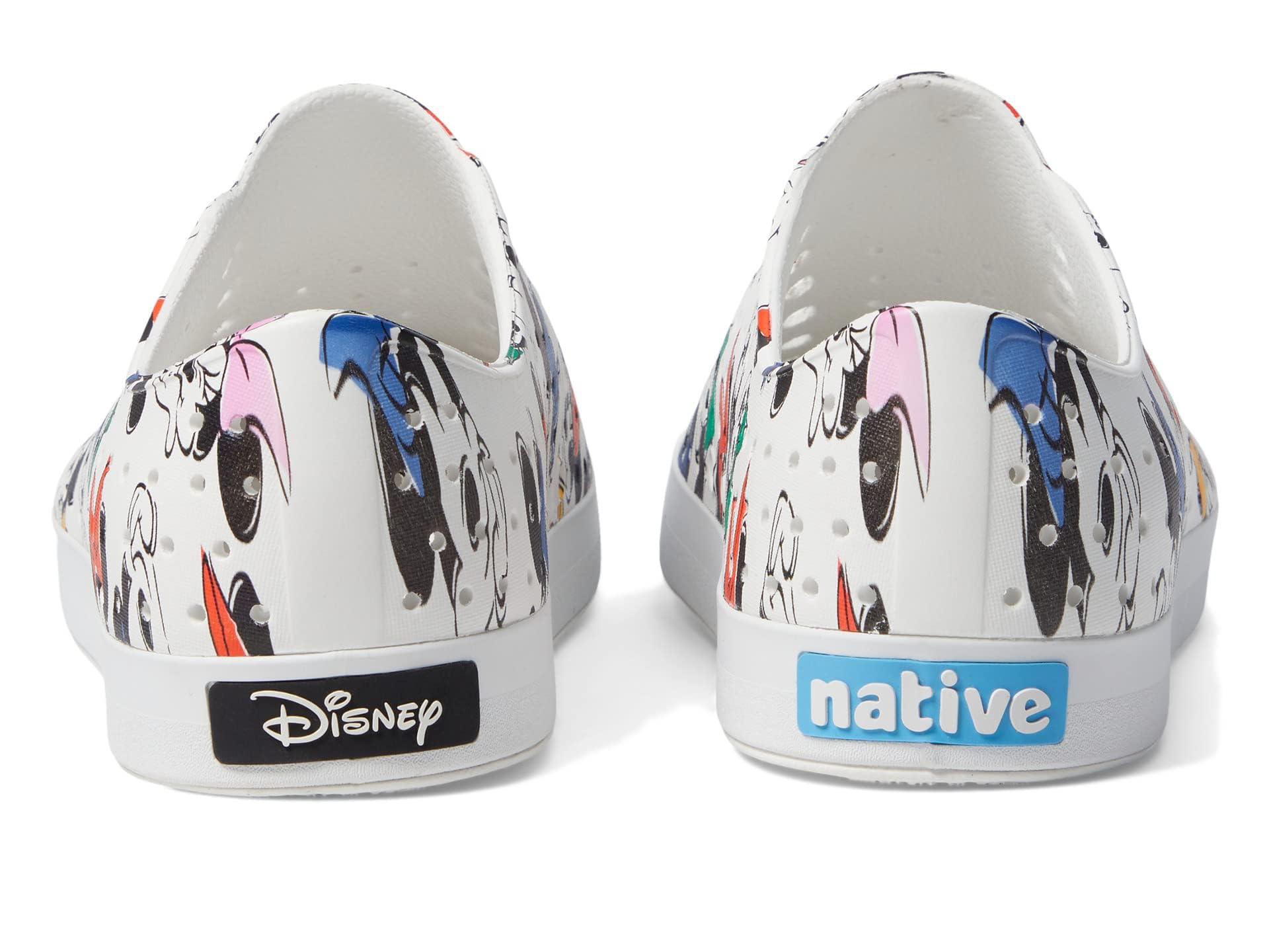 Native Shoes Jefferson Print Shell White/Shell White/Minnie Bows All Over Print Men's 6, Women's 8 Medium