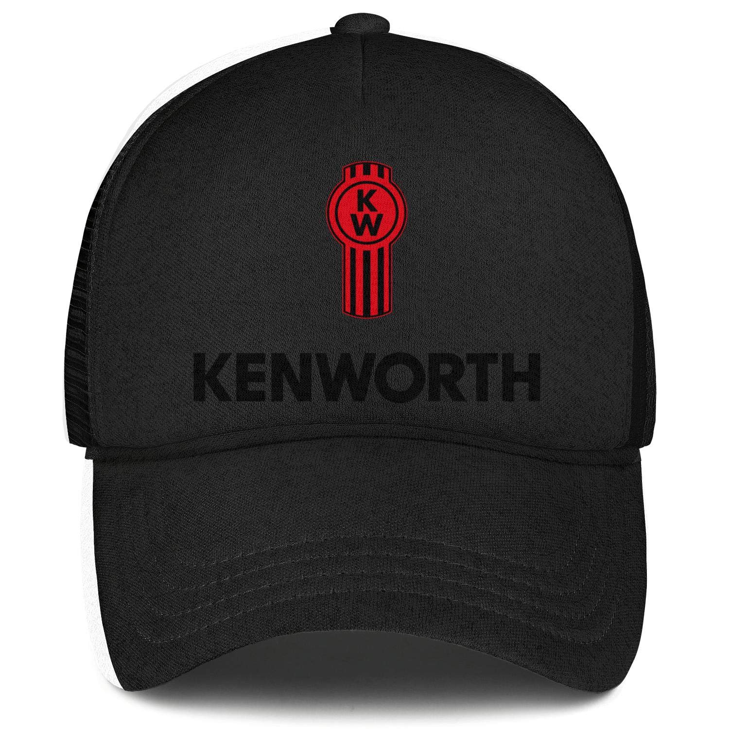 LHSPOSIFD Unisex Men's Baseball Hats Retro Adjustable Mesh Strapback Kenworth-w900-Trucks-Flat Caps