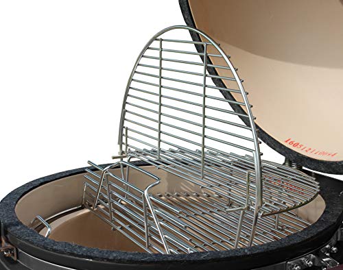 VISION Grills Ceramic Kamado (Large, Black Bundle)
