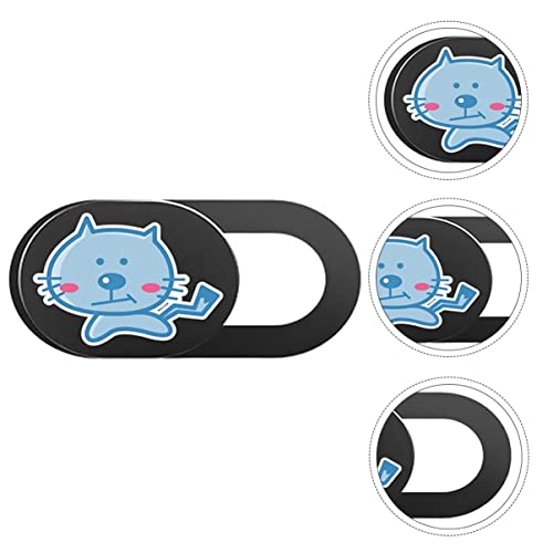 SOLUSTRE Cat Camera 3PCS Webcam Cover Laptop Webcam Cover Laptop Webcam Slider Laptop Camera Cover Slide Slide Cartoon Desktop