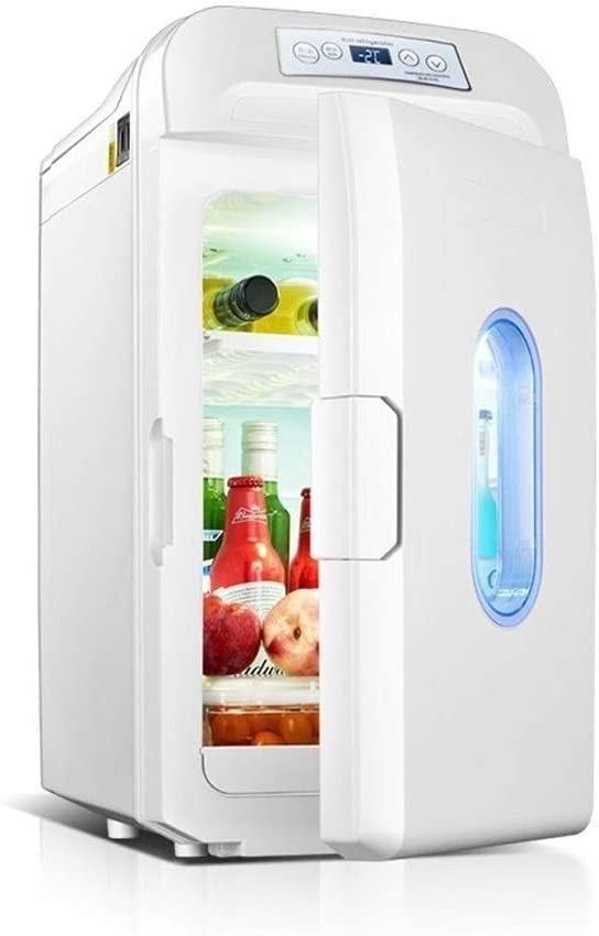 Mini Fridge 35 Liter Mini Fridge for Cool Drink Beer Beverage Portable Small Refrigerator for Office Dorm Home Room Car Bedroom Skincare Fridge