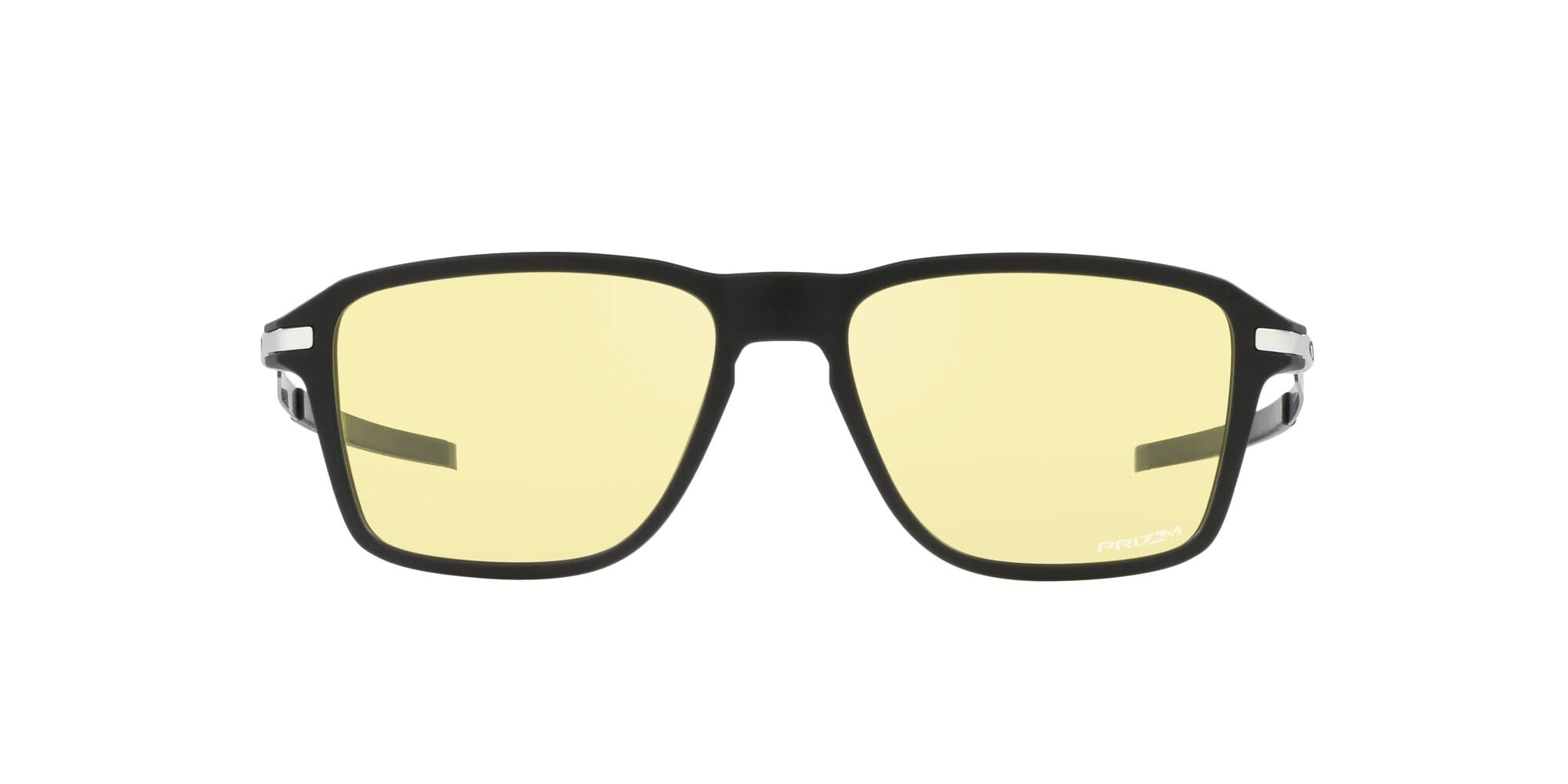 Oakley Men's OO9469 Wheel House Square Sunglasses, Matte Black/Prizm Gaming, 54 mm