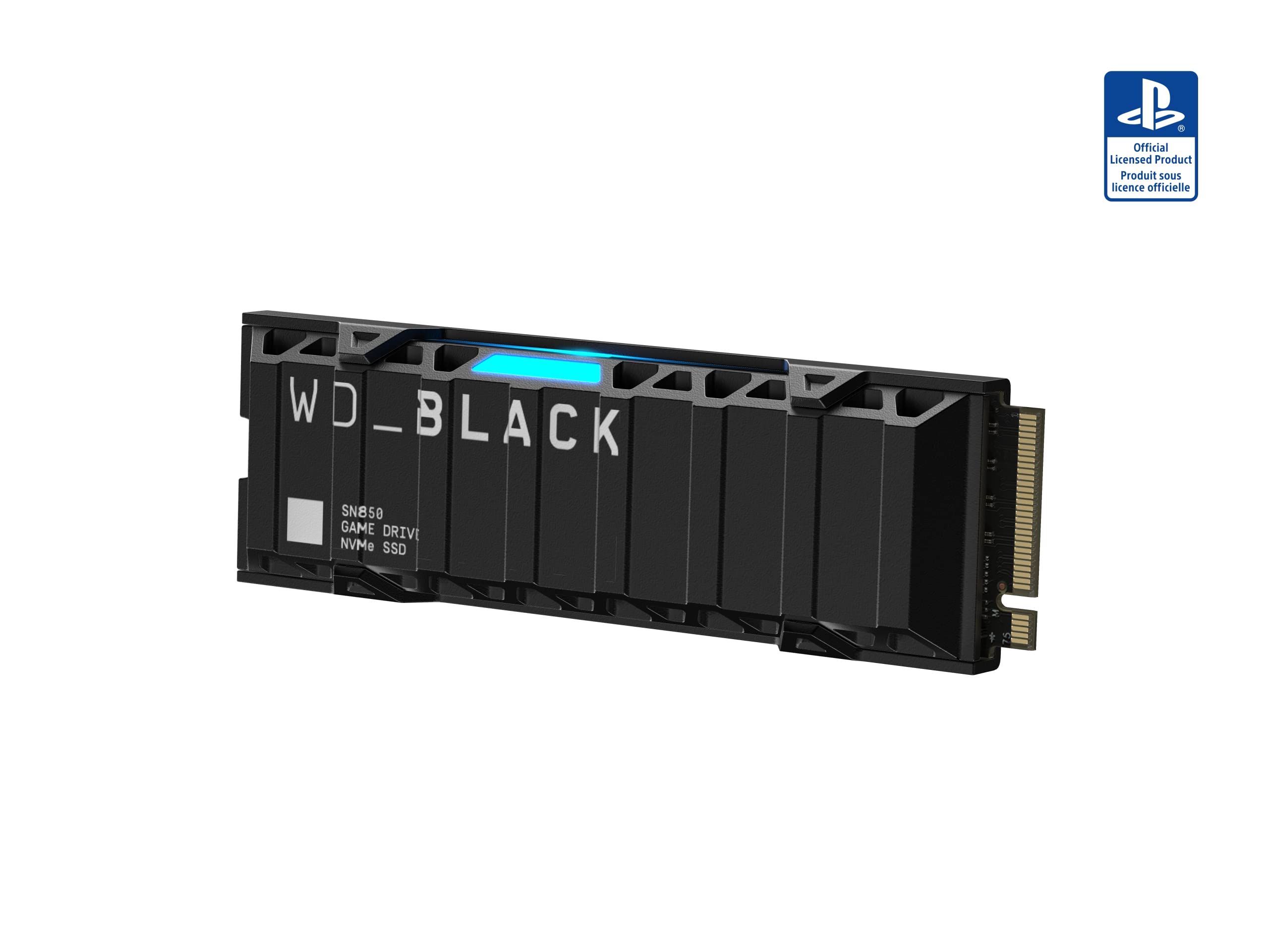 WD_BLACK 2TB SN850 NVMe SSD for PS5 Consoles Solid State Drive with Heatsink - Gen4 PCIe, M.2 2280, Up to 7,000 MB/s - WDBBKW0020BBK-WRSN & Playstation Media Remote