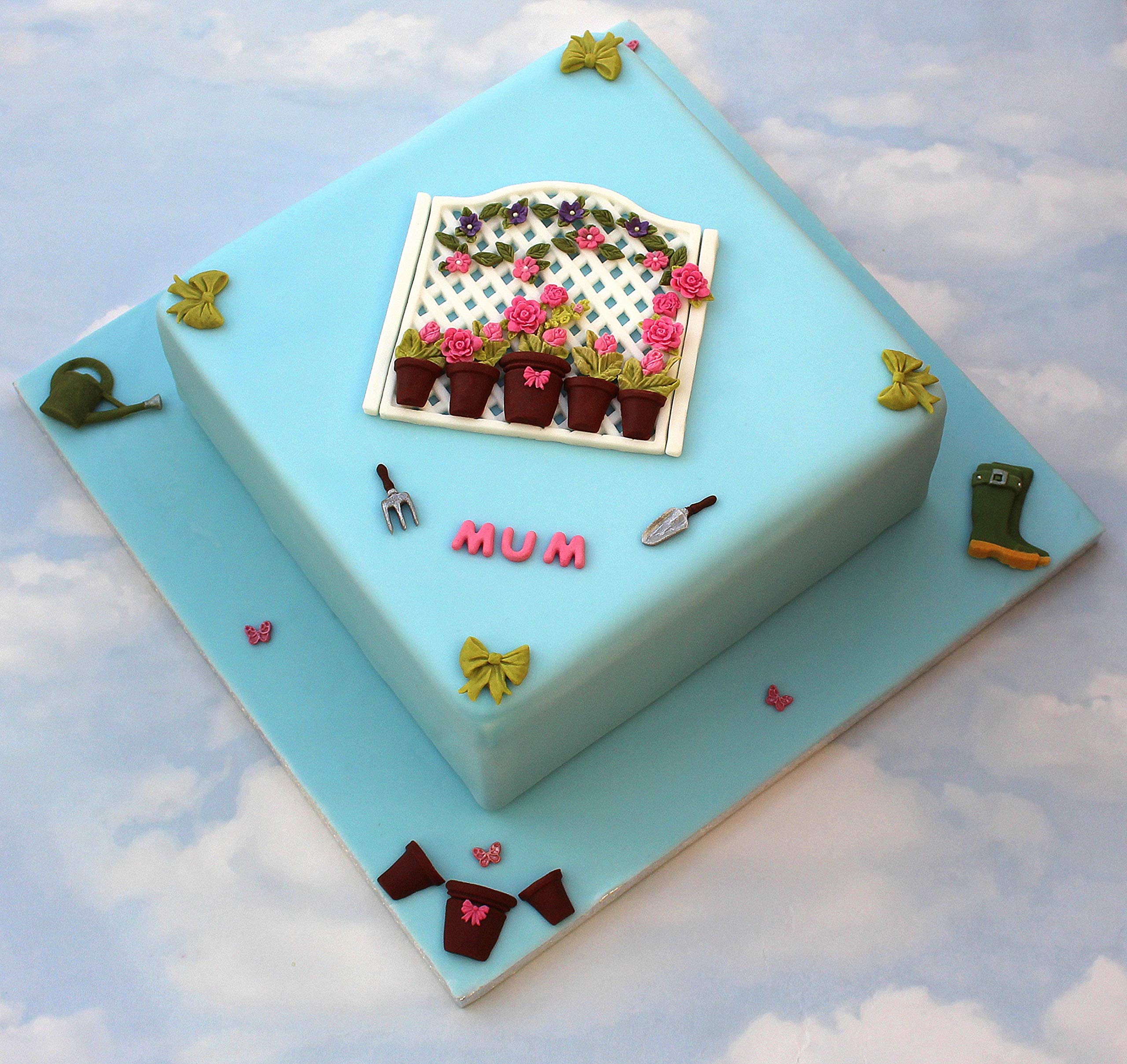 Katy Sue 'Basket & Flowers' Silicone Mold for Cake Decorating & Crafts