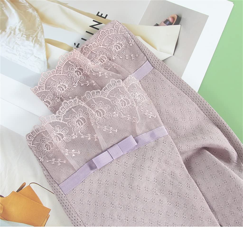 n/a Summer Sleeve Gloves Women's Thin Section Lengthened Cotton Driving Riding Flip Cover Arm Sleeves (Color : B, Size : 14 * 50cm)