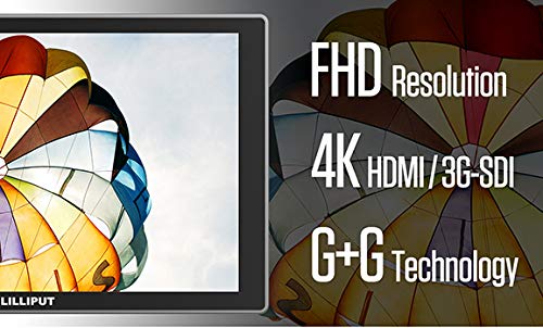 LILLIPUT A11 10.1" 4K Camera Monitor HDMI and 3G-SDI Input & Loop Output 1920x1200 Full HD Resolution