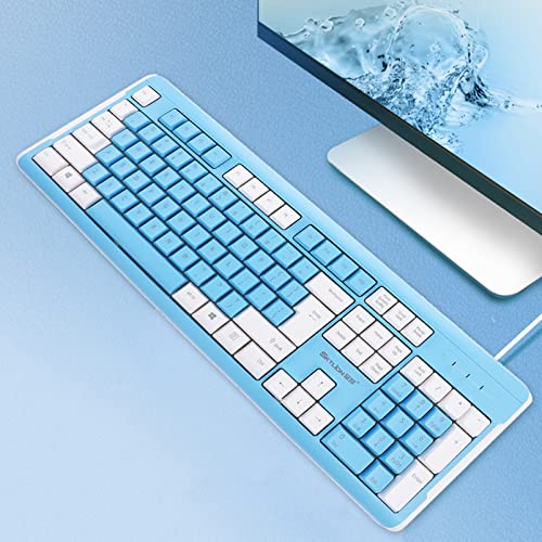 SOLUSTRE Mechanical Keyboard Computer Keyboards 2 Pieces USB Gaming Keyboard Laptop Keyboard RGB Backlight Keyboard Wired USB Keyboard Wired RGB Backlit Mechanical Keyboard Computer Keyboards