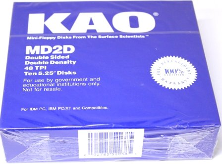 KAO MD2D Double Sided Double Density 48TPI