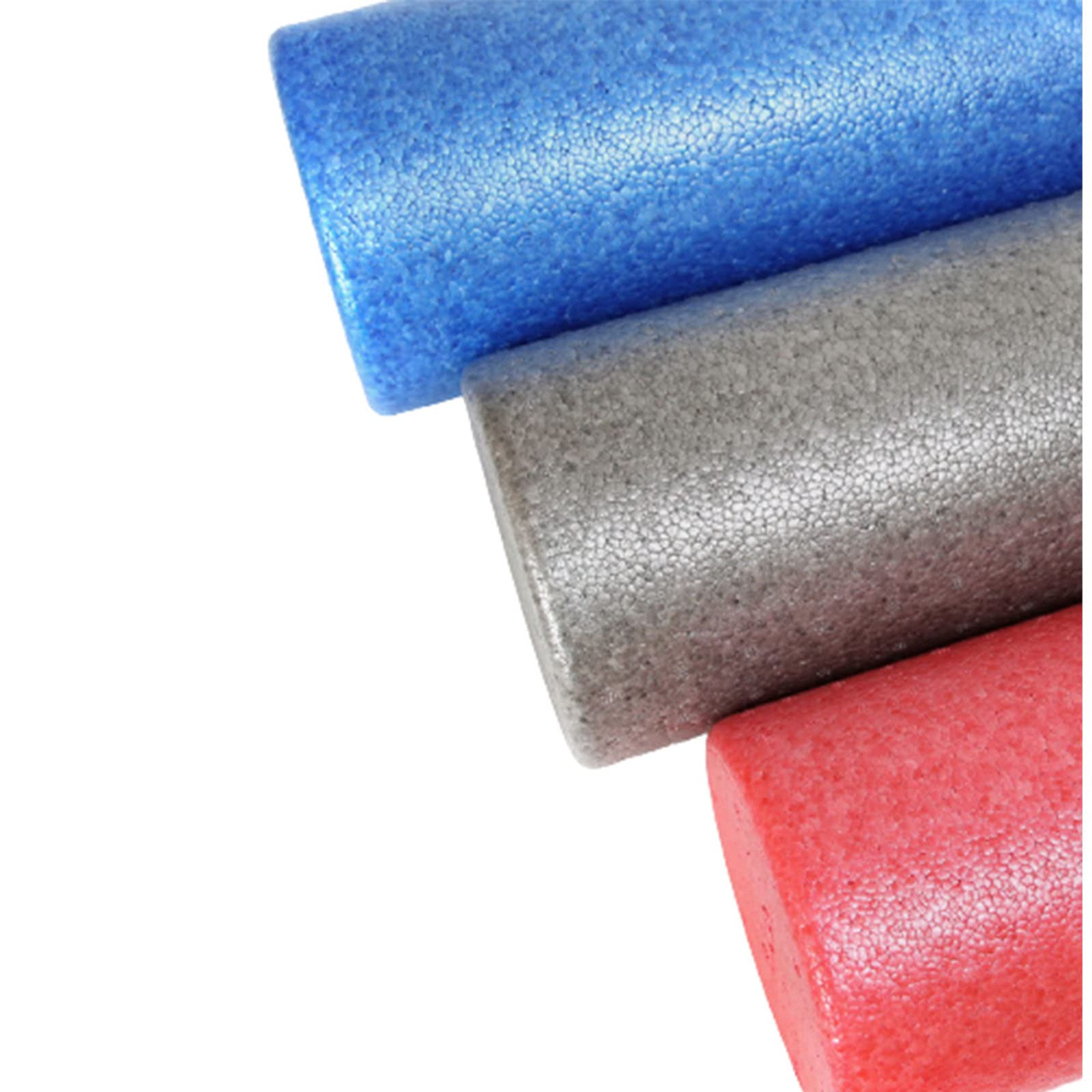 NC Foam Roller EPP Exercise Foam Roller High-Density Round Foam Roller Extra Firm High Density Foam Roller for Exercise, Massage, Muscle Recovery 12", 18", 24", 36" (Black, 12")