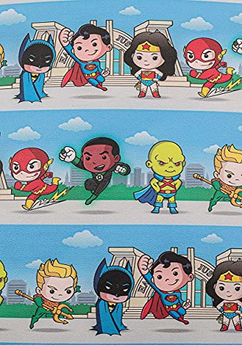 Loungefly DC Comics Superheroes Chibi Lineup Womens Double Strap Shoulder Bag Purse