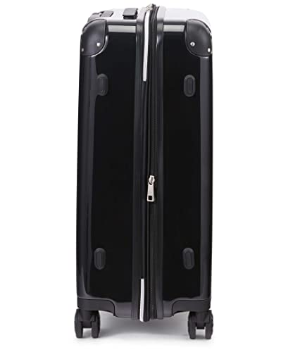 Karl Lagerfeld Paris Flowers 25" Upright Luggage, Black