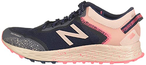 New Balance Women's Fresh Foam Arishi Trail V1 Running Shoe, Saturn Pink/Guava, 9