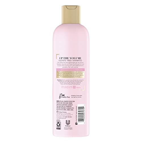 Suave Pink Up The Volume Shampoo For Volumized Hair Volumizing Sulfate Free Shampoo 16.5oz