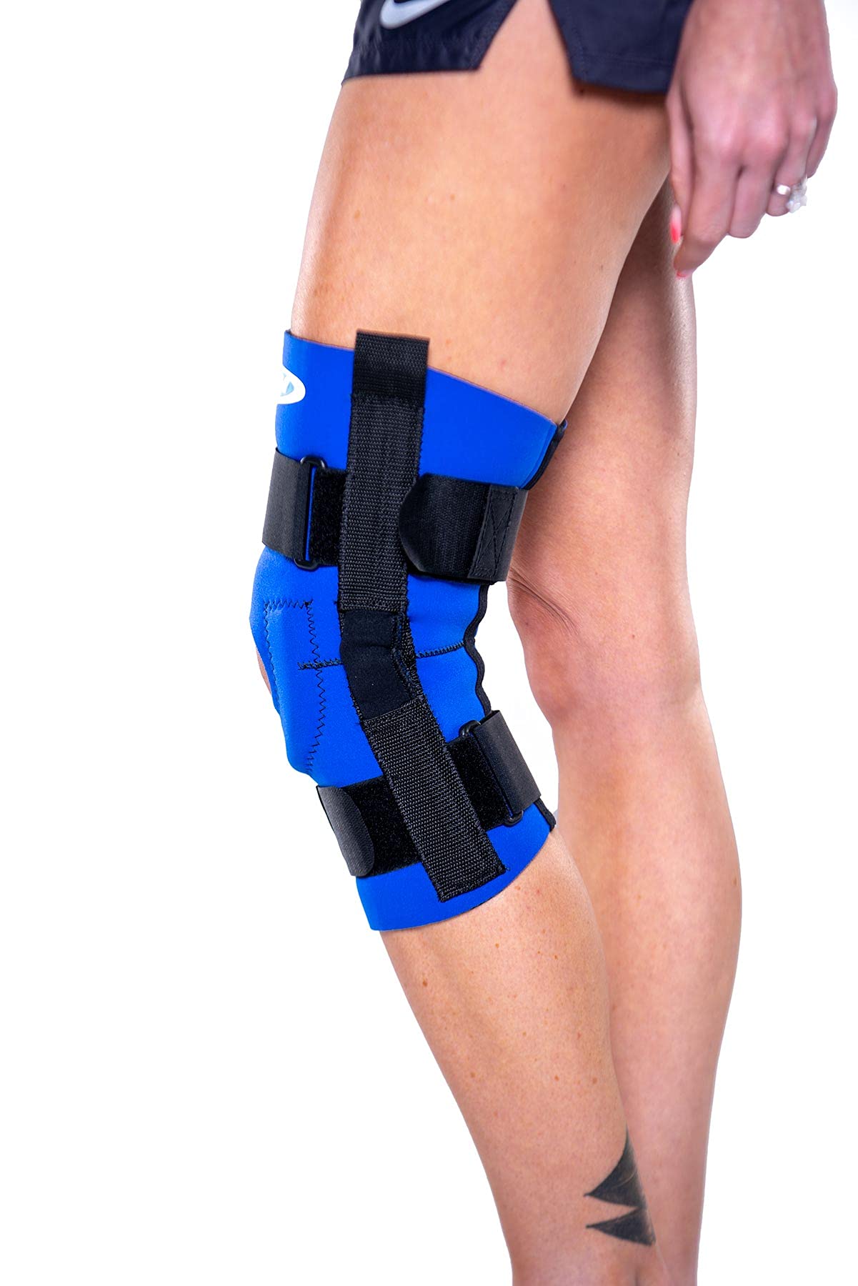 Nevin Sports Med Sports Knee Brace (Blue, Large)