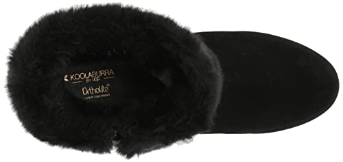 Koolaburra by UGG Women's Elladine Boot, Black, 9.5
