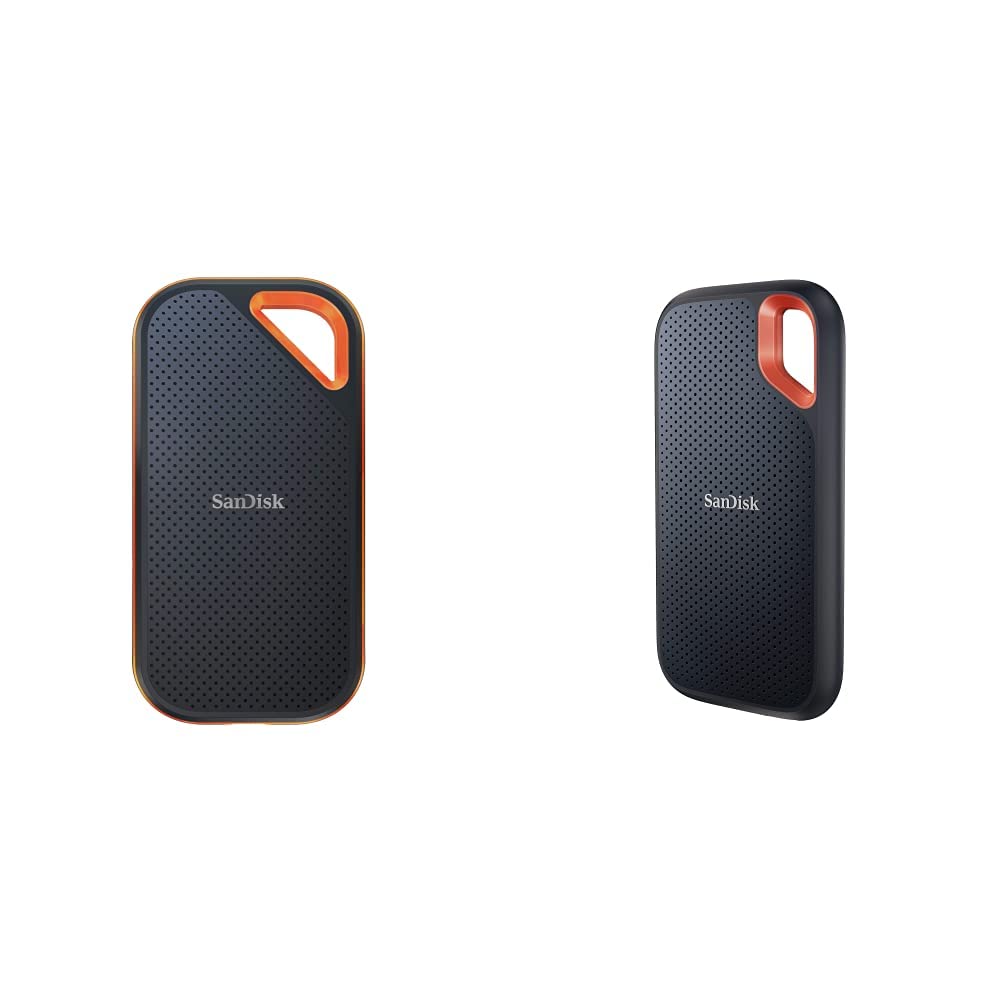SanDisk 1TB Extreme PRO Portable SSD - Up to 2000MB/s - USB-C, USB 3.2 Gen 2x2 - External Solid State Drive Black & 500GB Extreme Portable SSD - Up to 1050MB/s - USB-C, SDSSDE61-500G-G25