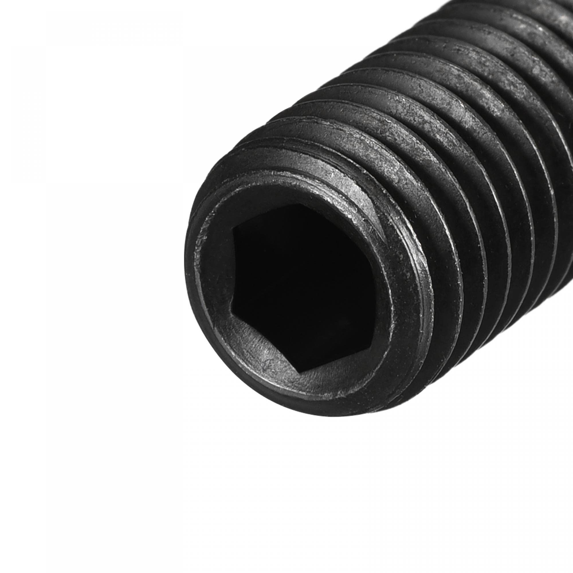 uxcell Ball Point Set Screws, 5pcs M10 x 20mm High Carbon Steel Metric Spring Hex Socket Grub Screw