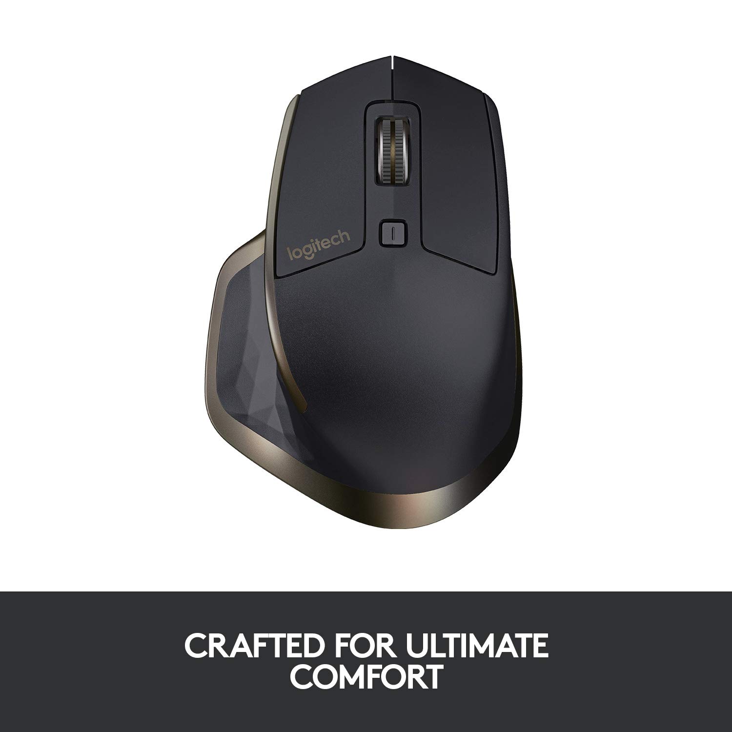 Logitech MX Master Wireless Mouse β High-precision Sensor, Speed-Adaptive Scroll Wheel, Easy-Switch up to 3 Devices - Meteorite Black