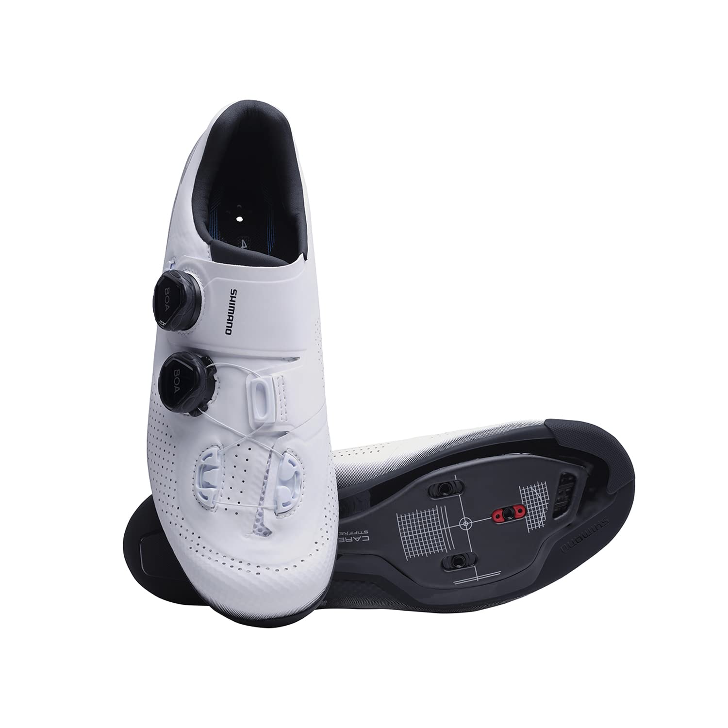 SHIMANO SH-RC702W Women’s High Performance Cycling Shoe, White, 7.5-8 Women (EU 40)