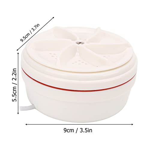 Mini Washing Machine, Portable Ultrasonic Washing Machine, Turbo Washer and Dishwasher Automatic Cycle Cleaning for Home Travel College Camping Personal Laundry
