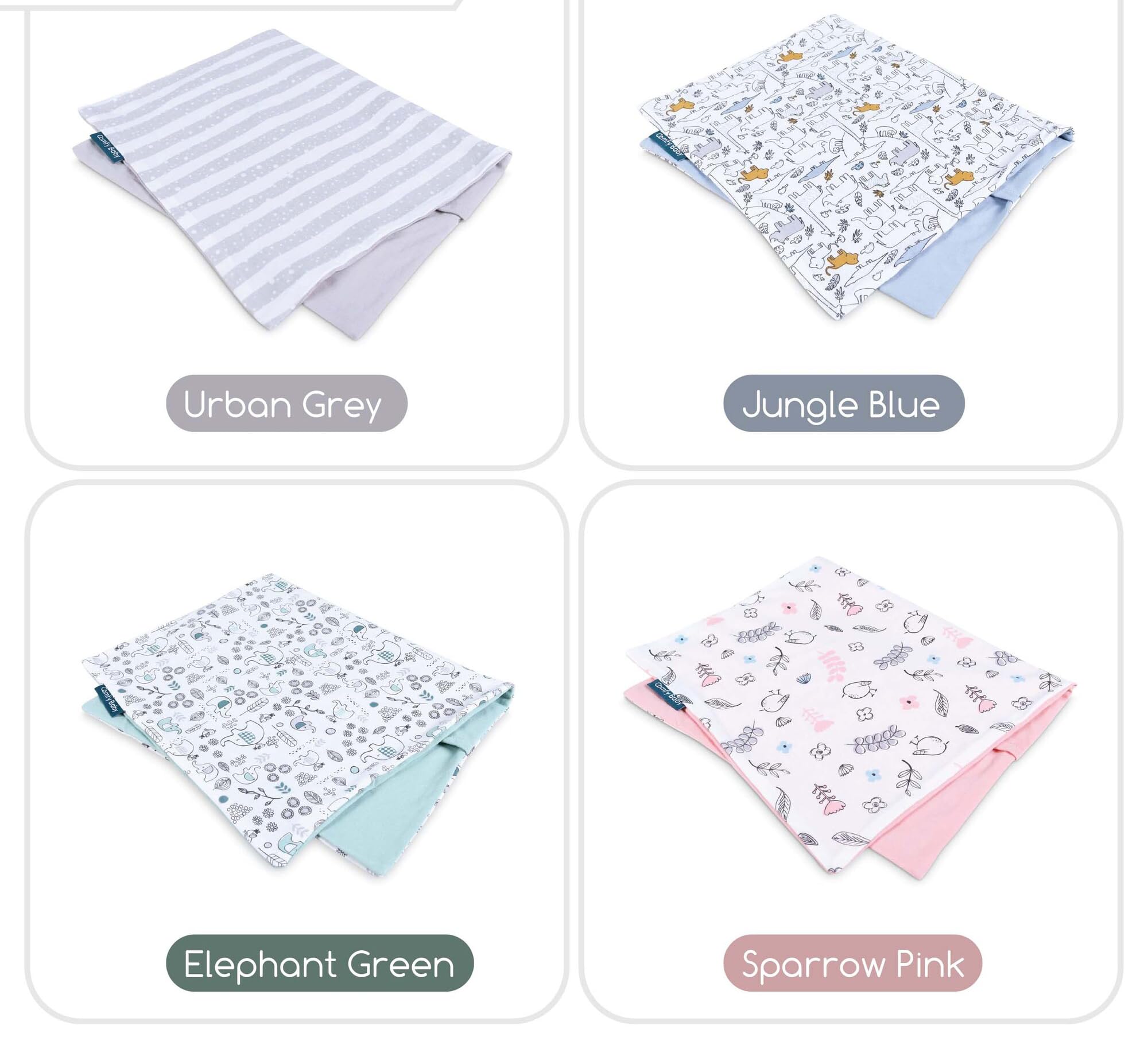 WelsLife Breathable 3D Air Mesh Organic Cotton Bassinet Bedding Set
