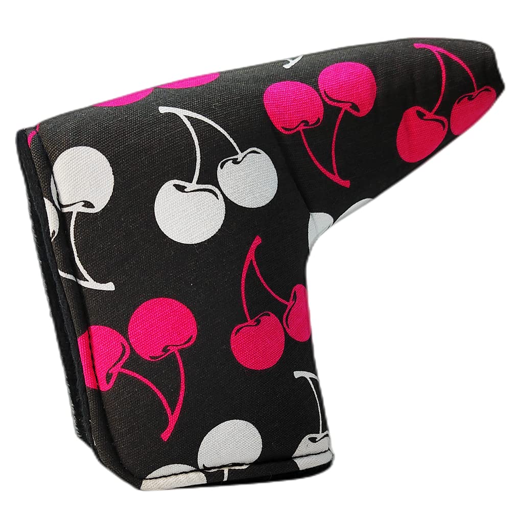 ROYMADE Golf Club Putter Head Covers 1pc Putter Cloth Head Covers for Putters Fit All Golf Clubs Headcover for All Brands (Black Putter cover)