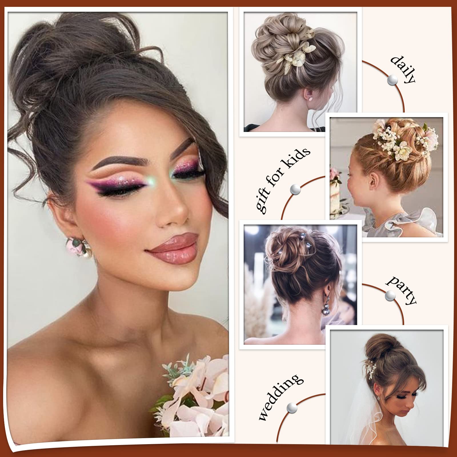 SOFEIYAN CTousled Updo Hair Extensions Scrunchie Hairpiece