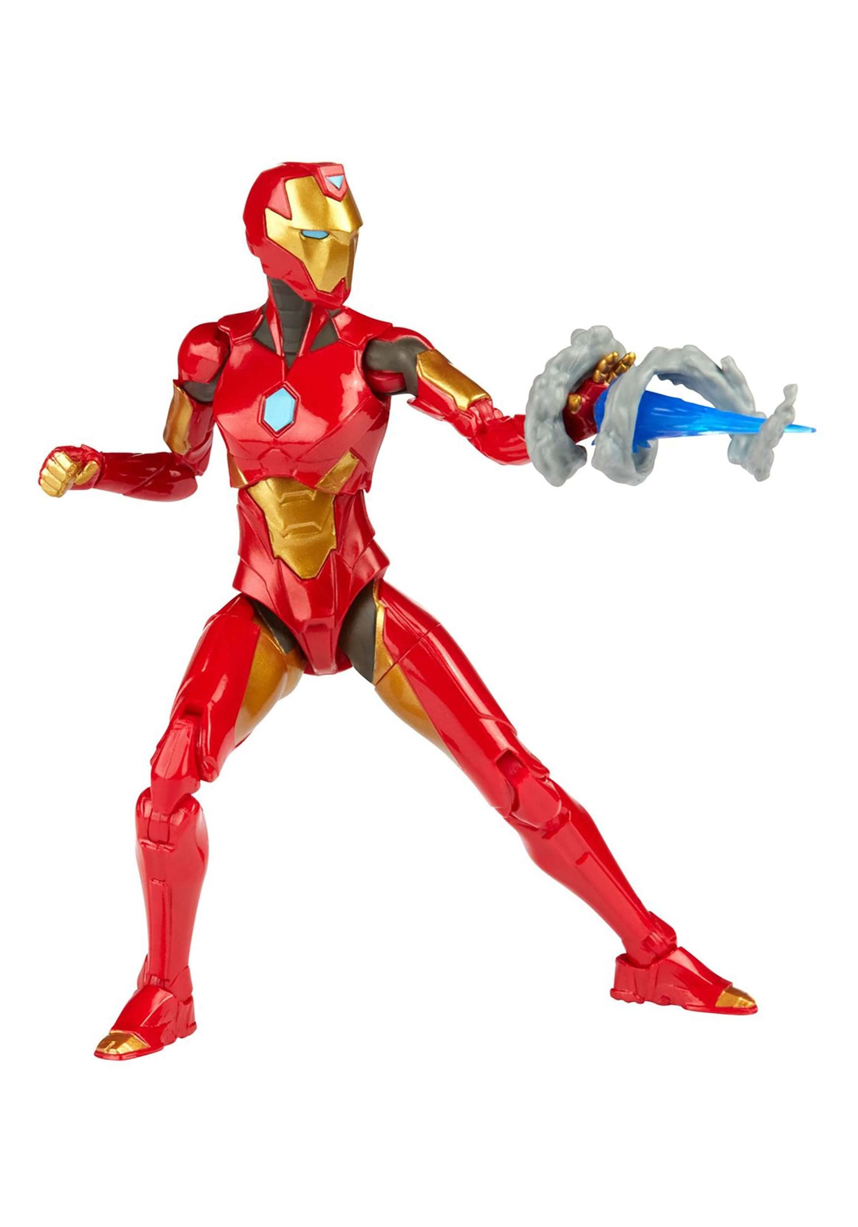 Marvel Hasbro Legends Series 6-inch Ironheart Action Figure Toy, Premium Design and Articulation, Includes 5 Accessories and 1 Build-A-Figure Part, Red,gold