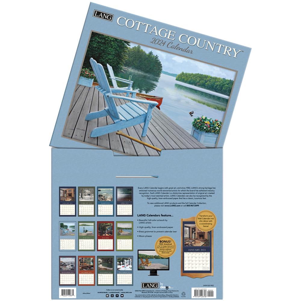 LANG Cottage Country 2024 Wall Calendar (24991001902)