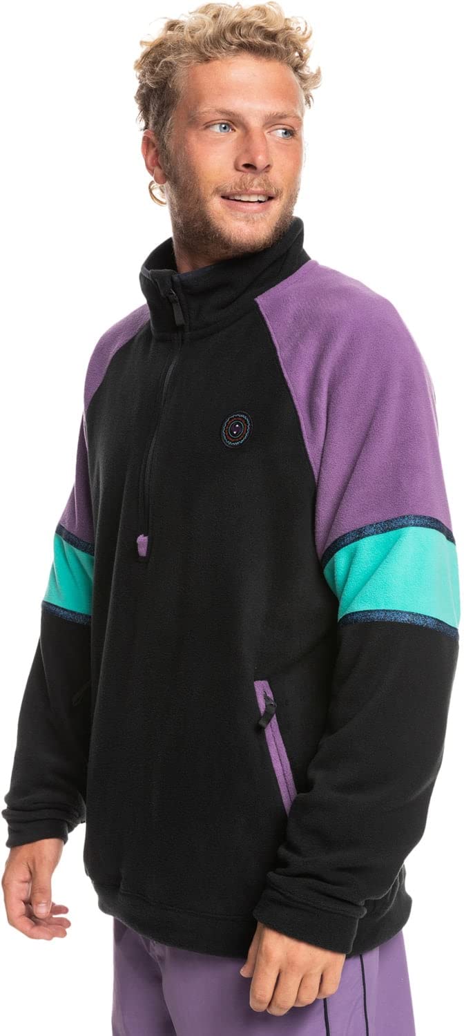 Quiksilver Powder Chaser 1/2 Zip True Black LG