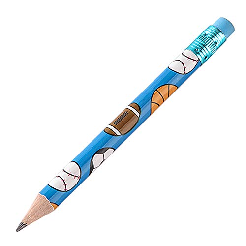 Madisi Golf Pencils with Eraser, 2 HB Half Pencils, 3.5" Mini Pencils, Pre-Sharpened, colorful pencils, 96 Count