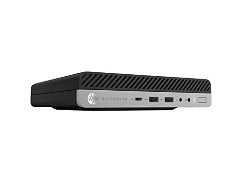 New HP EliteDesk 800 G4 Desktop Mini - Intel Core i5-8500T - 16GB DDR4-256GB SSD - Intel UHD Graphics 630 - Windows 10 Pro 64-bit