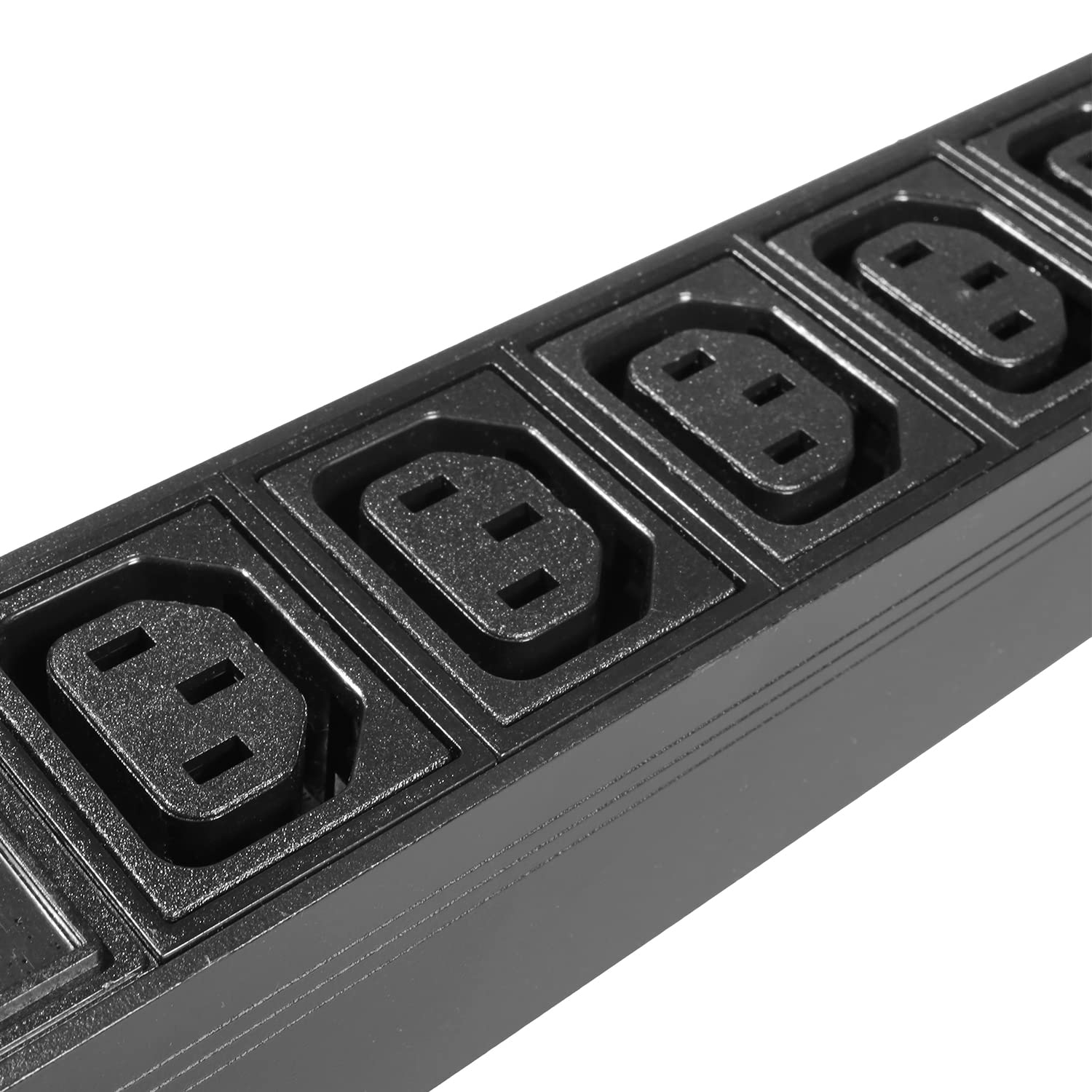Valiant Power, Metered, Surge Protection, Rack Mount PDU, Basic 208-230-240-250v/30A, L6-30P Input, (8-C13) Outlets, 1U Horizontal Rackmount (C13) 3 Year Warranty, Crypto Mining